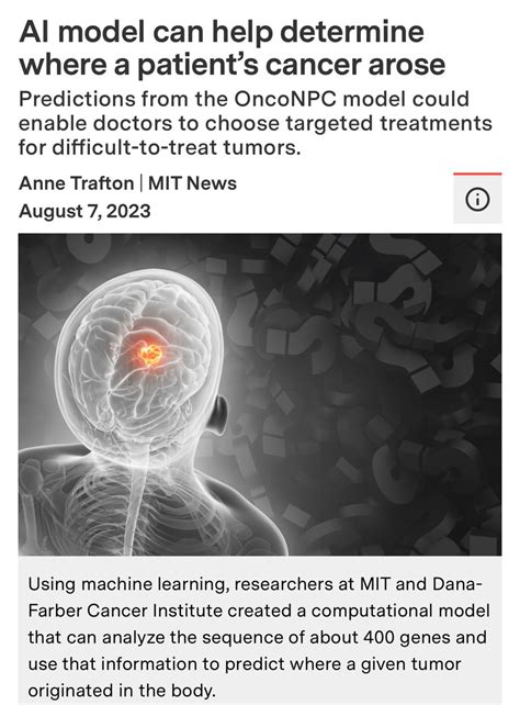 professor erwin loh on linkedin cancer ai machinelearning nature