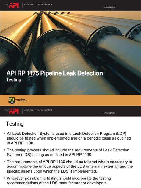 Api Rp 1175 Testing Pdf