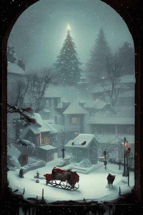 Winter Wonderland A Handcrafted Diorama · Creative Fabrica