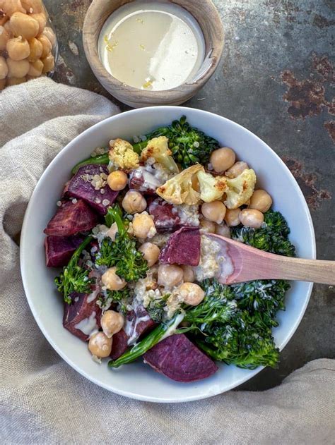 Winter Quinoa Bowl With Lemon Tahini Dressing Marin Mama Cooks