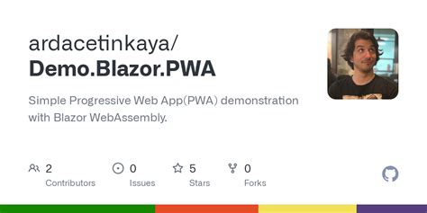 Github Ardacetinkayademoblazorpwa Simple Progressive Web Apppwa