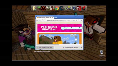 Como Descargar E Instalar Un Skin Para Minecraft Youtube