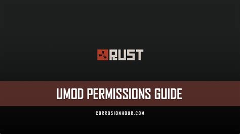 rust umod oxide permissions guide how to guides