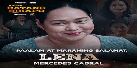Mercedes Bids Farewell FPJs Batang Quiapo As Lena