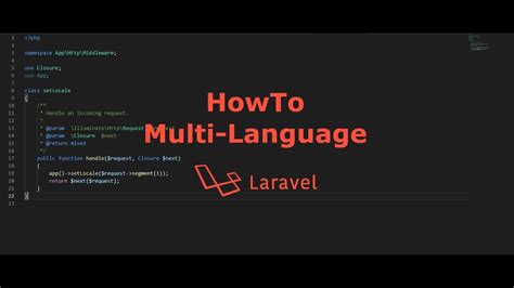 2 Laravel Multi Language Part2 Youtube