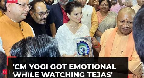 Cm Yogi Adityanath Got Emotional While Watching Tejas Kangana Ranaut
