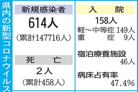高知県内新たに614人感染、2人死亡 1／10新型コロナ 高知新聞