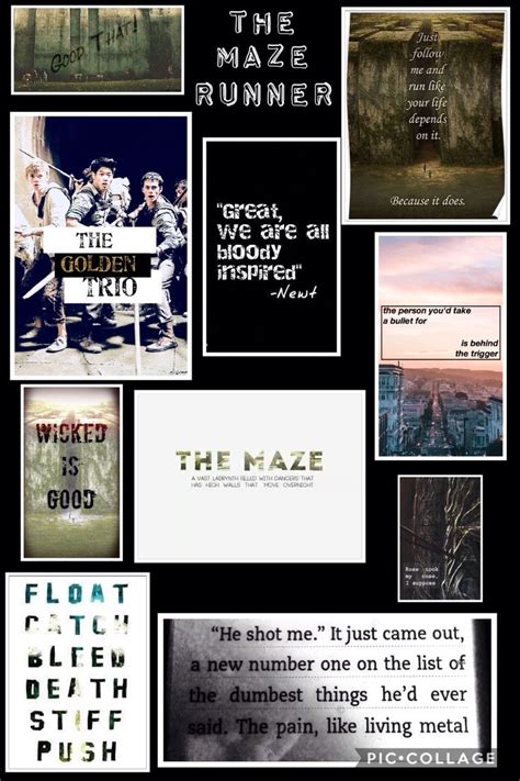 Maze Runner Collage