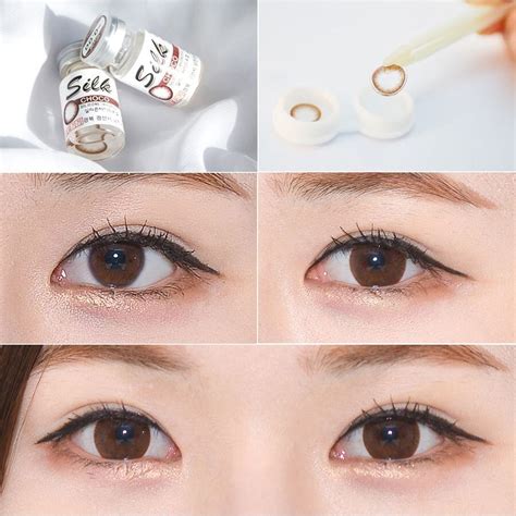 Kính áp Tròng 1 Năm Màu Nâu Chocolate Silk Choco Seoullens