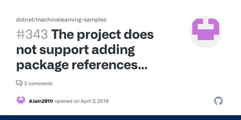 The Project Does Not Support Adding Package References Through The Add