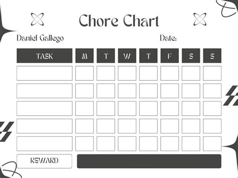 Free Customizable Chore Chart Templates To Print Canva
