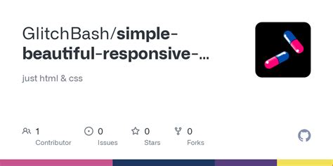 Github Glitchbash Simple Beautiful Responsive Login Screen Just Html Css