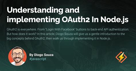 Understanding And Implementing Oauth2 In Nodejs Honeybadger