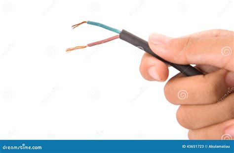 Exposed Electrical Wires Stock Photo CartoonDealer