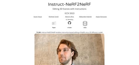 Instruct Nerf2nerf Create Customize And Deploy Neural Models With Ease