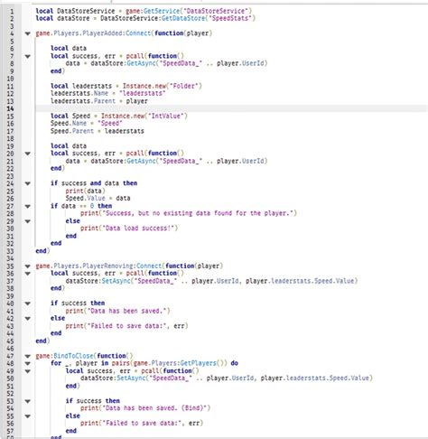 datastore script is broken r robloxdevelopers
