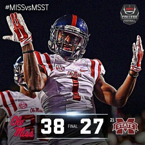 Ole Miss Rebels Beat Msu For The Egg Bowl Trophy Ole Miss Football