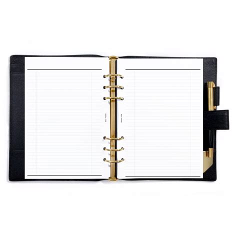 Lined Double Margin A5 Planner Inserts Sessa Vee