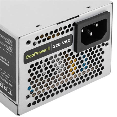 Font d alimentació TooQ Ecopower II 500 W amb ventilador silenciós de