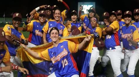 Venezuela Conquista El Premundial Femenino De Béisbol Gobernación Del