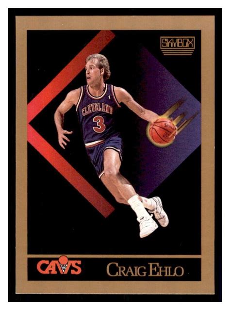 1990 Skybox Nba Basketball 51 Craig Ehlo Cleveland Cavaliers 2