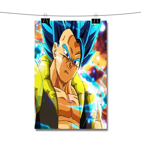 Gogeta Super Saiyan Blue Poster Wall Decor Twentyonefox