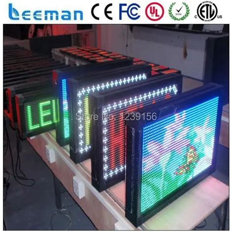 Programmable Led Message Display Panel Board DMX Indoor Led Scrolling Text Board P P P