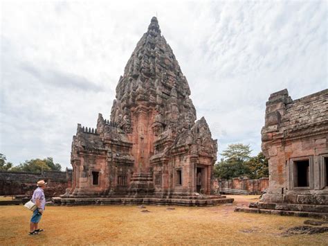Buriram Tailandia 5 De Agosto De 2023 Los Turistas Visitan Prasat