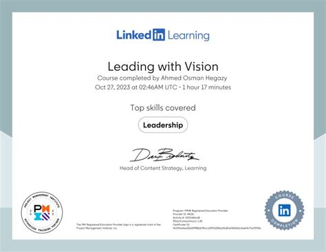 Ahmed Osman Hegazy On Linkedin Certificate Of Completion