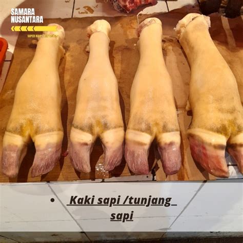 Jual Kaki Sapi Segar Tunjang Sapi Fresh And Super Jakarta Timur