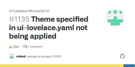 Theme Specified In Ui Lovelaceyaml Not Being Applied · Ui Lovelace