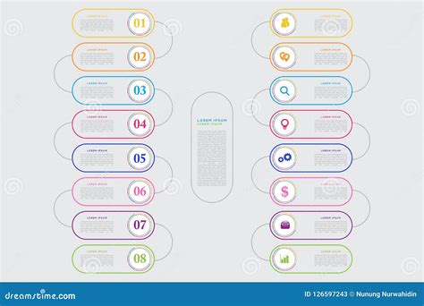 Vector Business Template For Presentation Modern Data Visualization Stock Illustration