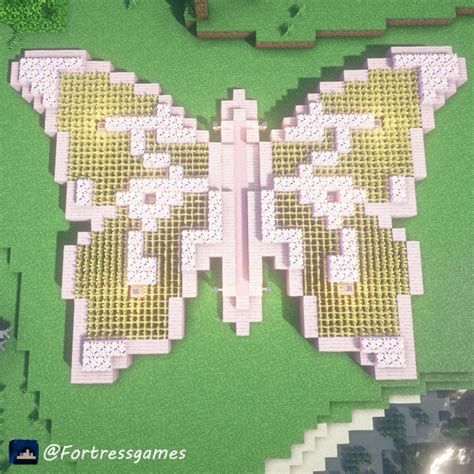 Butterfly Farm 🦋 Minecraft Banner Designs Minecraft Designs Minecraft Crafts