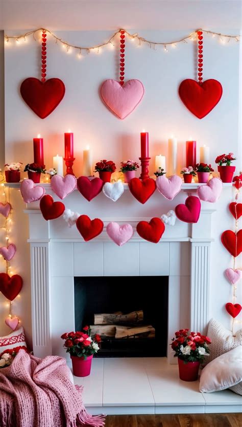 Romantic Decorating Ideas For Valentines Day Diy Valentines Decorations Valentines