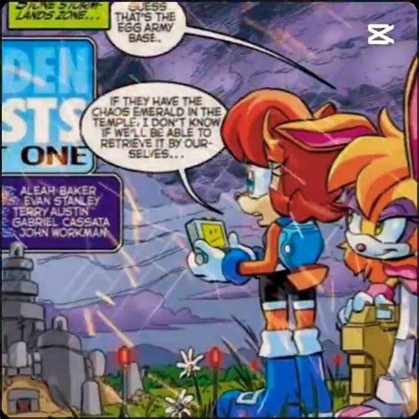 Bunnie And Sally Adventure Kedrowka20 Edit Sonic Sallyacorn