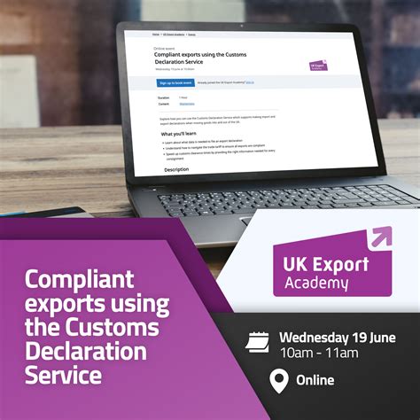 Uk Export Academy Compliant Exports Using The Customs Declaration Service Stoke On Trent