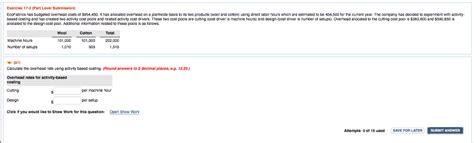 solved exercise 17 3 part level submission ecofabrics has