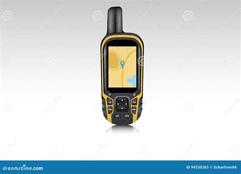 Realistic Gps Navigator Device Stock Vector Illustration Of Hunter