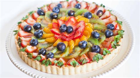 The Best Classic Fruit Tart Video Recipe Fruit Tart Filling Tart
