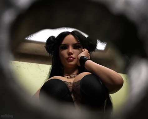Rule 34 3d Annchi Nothingmore Asian Futanari Black Hair Futanari