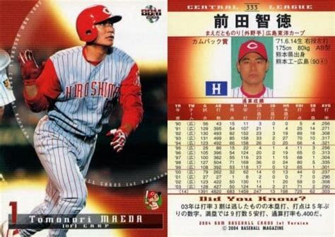 駿河屋 333：前田智徳「広島東洋カープ」（bbm）