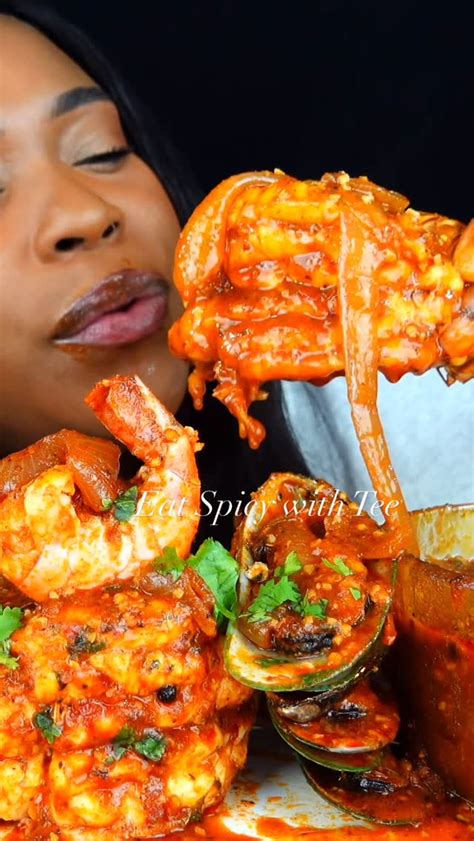 Eat Spicy With Tee New Spicy Food Challenge Mukbang Homemade Fried