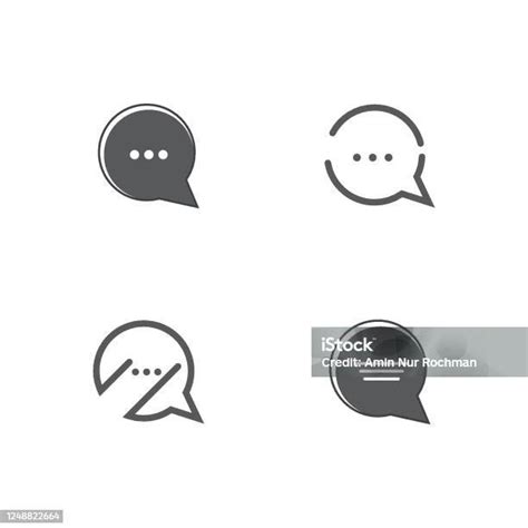 語音氣泡圖示 徽標範本向量向量圖形及更多仔細考慮圖片 仔細考慮 抽象 插圖 Istock