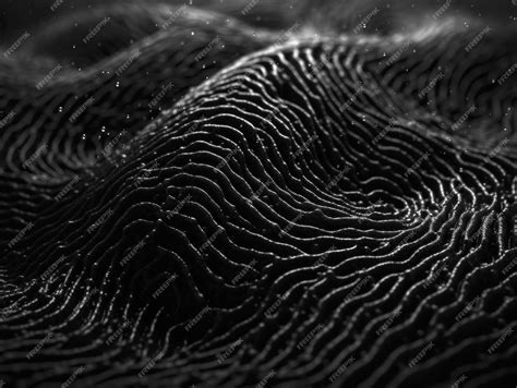 Premium Ai Image Modern Black And White Wave Stripes Pattern Background