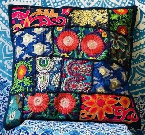 Multicolor Cotton Patchwork Cushion Cover At Rs 120piece In Jaipur