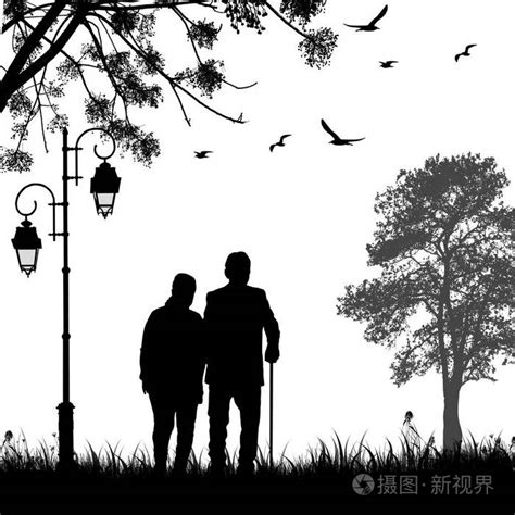 老夫妻剪影 老年夫妻剪影 伤感说说吧