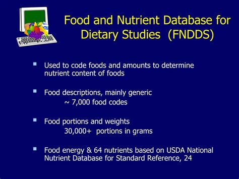 Ppt What We Eat In America Nhanes Dietary Data What To Know And How