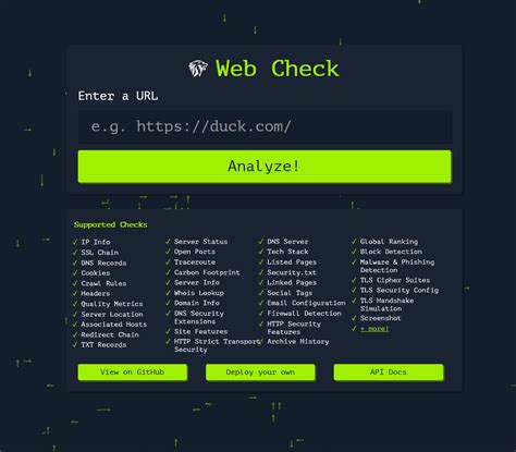 Osint Web Check Analyzer