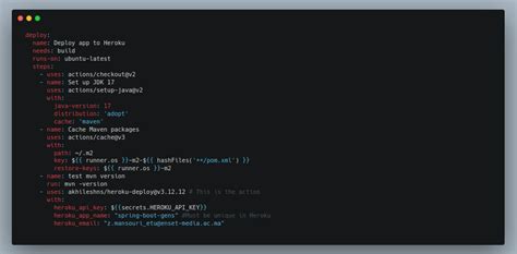Github Zakariamanssouri Ci Cd Spring Boot A Ci Cd Pipeline For