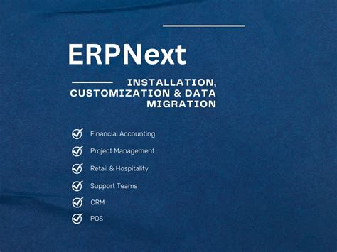 ERPNext ERP POS System Installation Customization And Data Migration Upwork